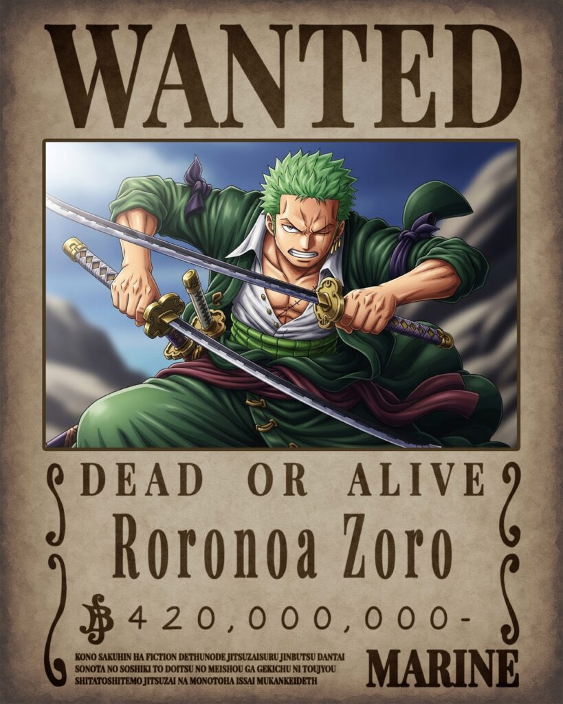 22 One Piece Wanted Posters (Free PDF Printables) - AiWooColoring